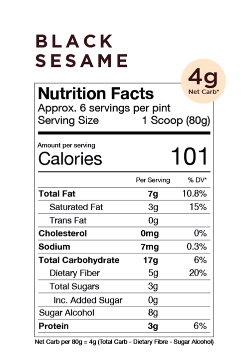 Black Sesame Full Pint (473ml)